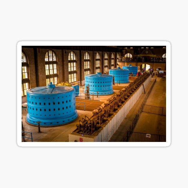 "Historic Niagara Power Plant Generators" Sticker for Sale by ...