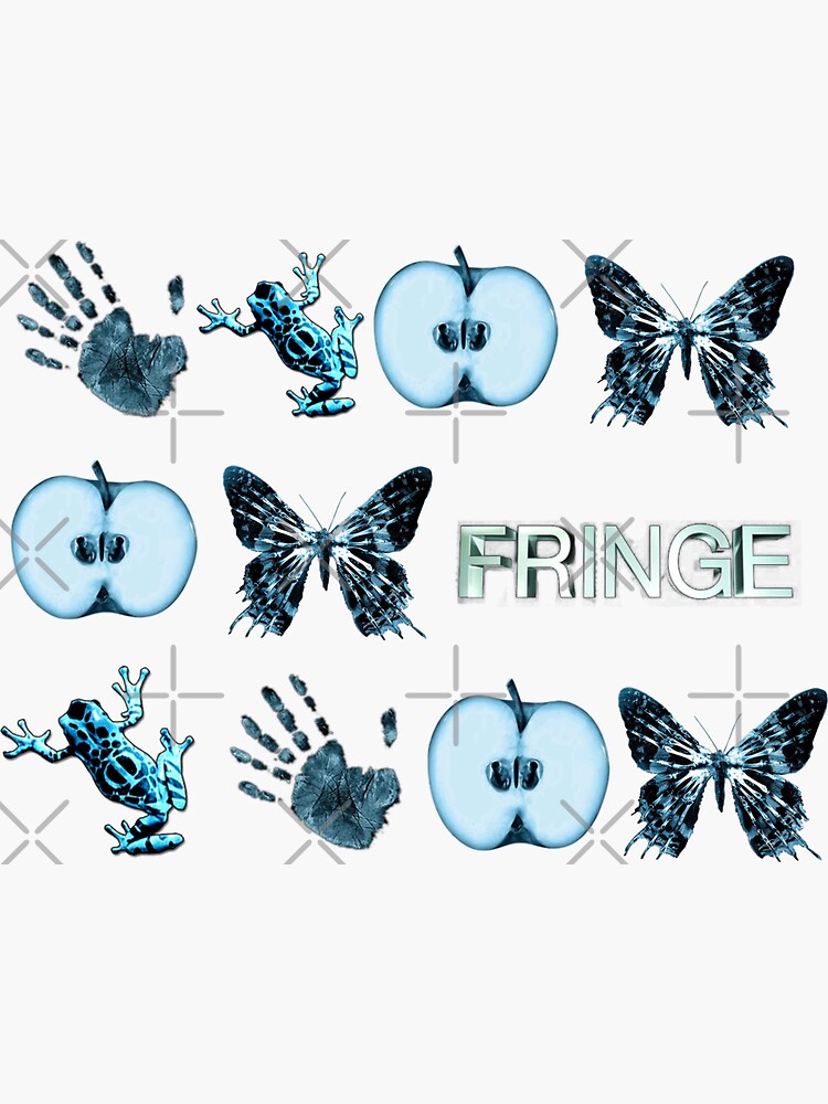 "Fringe-Symbols" Sticker for Sale by KikkaT | Redbubble