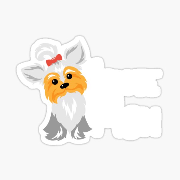 "Cute Yorkie Mom" Sticker for Sale by CheraeLynn | Redbubble