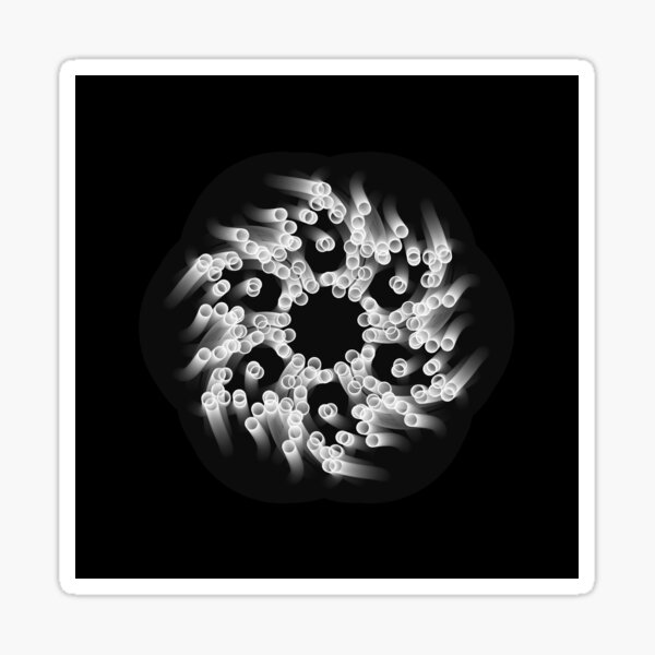 "Procedural Circles 3" Sticker for Sale by ninasketches | Redbubble