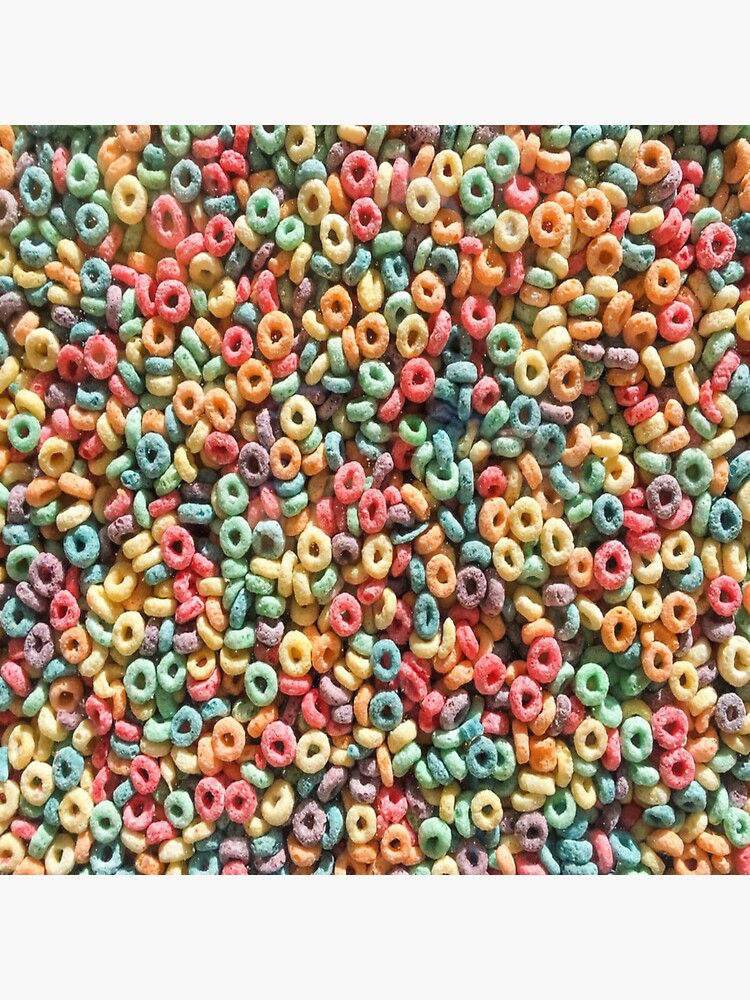 "Fruity cereal loops" Sticker for Sale by bdanmartin | Redbubble
