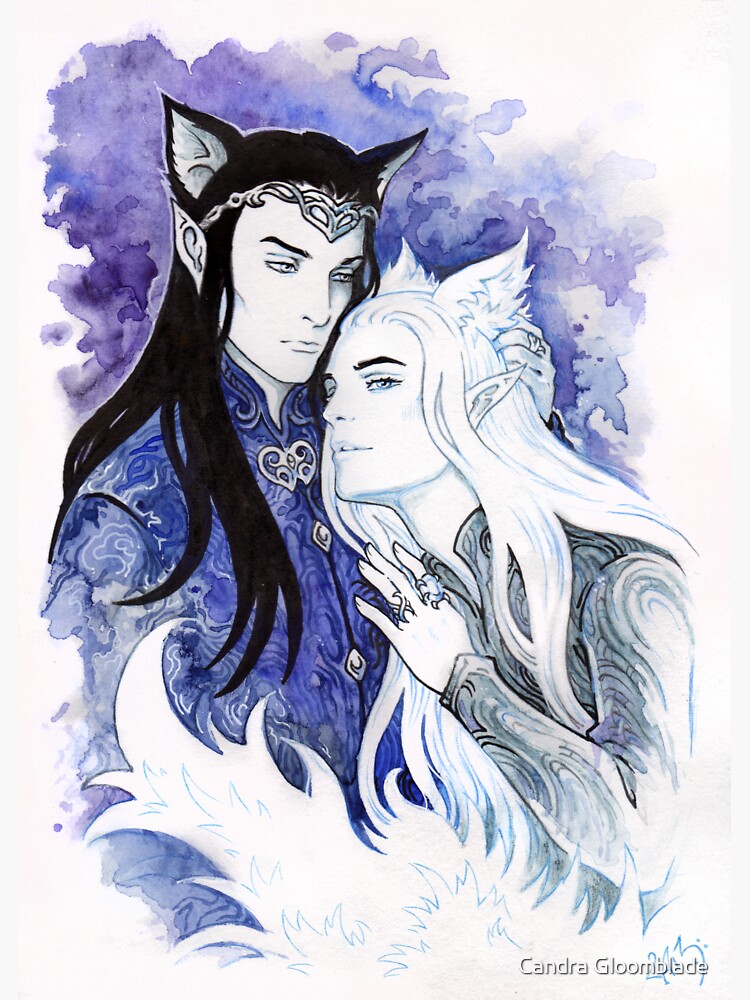 "Cat-elves" Sticker by Gloomblade | Redbubble