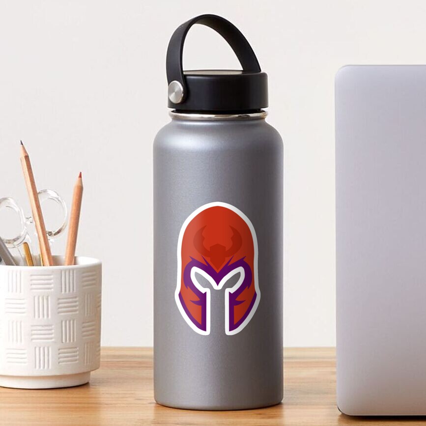 "UMVC3 Magneto helmet" Sticker for Sale by GameGeekzDesign | Redbubble