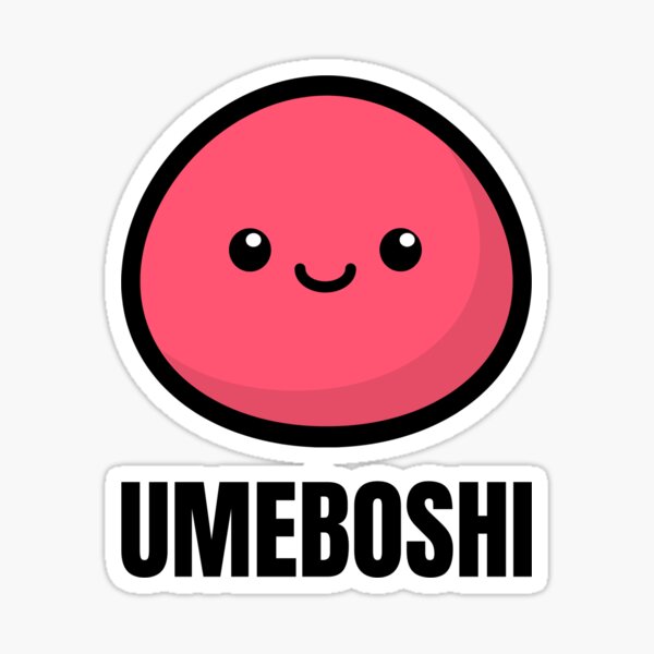 "Japanese Umeboshi plum" Sticker for Sale by TamGustam | Redbubble