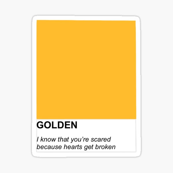 "fine line - golden" Sticker for Sale by macggreene | Redbubble