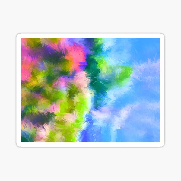 "Colorful Abstract Art" Sticker for Sale by KAJIGraphics | Redbubble