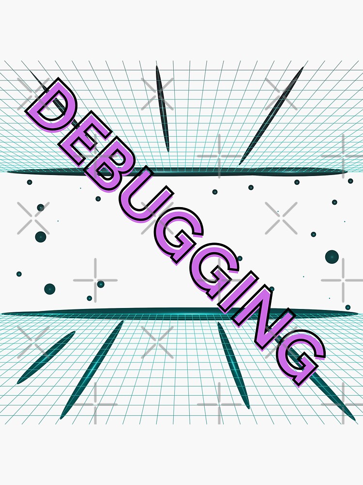 "Debugging Developer Computer Programmer Science Futuristic " Sticker ...