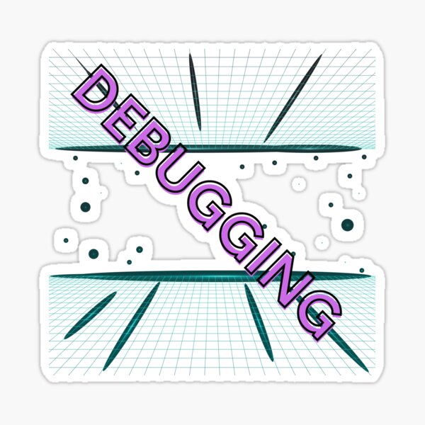 "Debugging Developer Computer Programmer Science Futuristic " Sticker ...