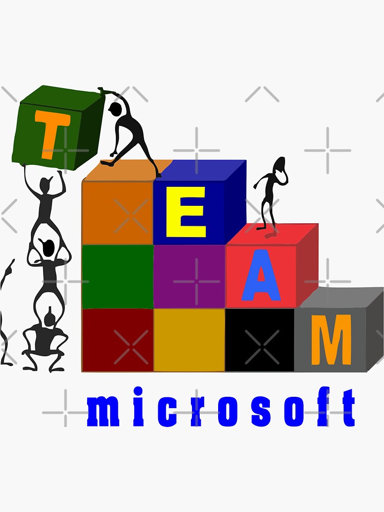 "Microsoft Teams" Sticker by Sayu123 | Redbubble