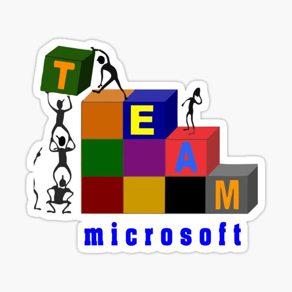 "Microsoft Teams" Sticker by Sayu123 | Redbubble