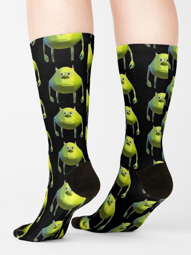 "Mike Wazowski meme" Socks for Sale by Jessicasev | Redbubble