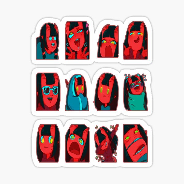 "Meru The Succubus cute trendy stickers packs" Sticker for Sale by ...