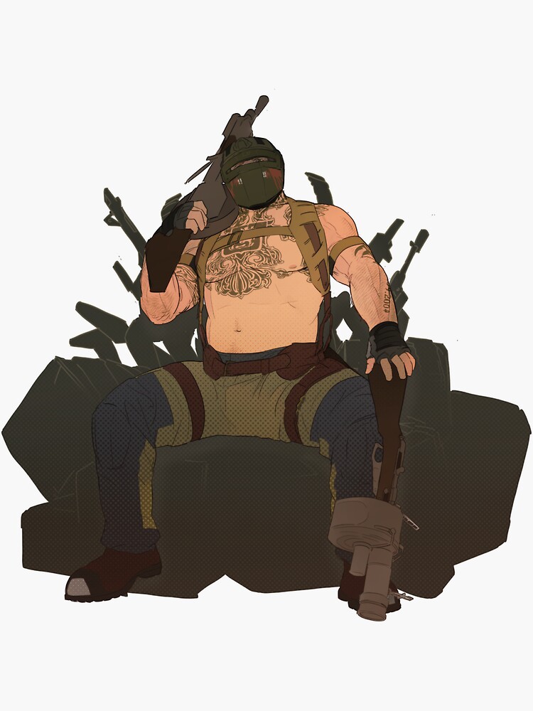 "Print - 23 / Tachanka Elite" Sticker for Sale by Nimozie | Redbubble