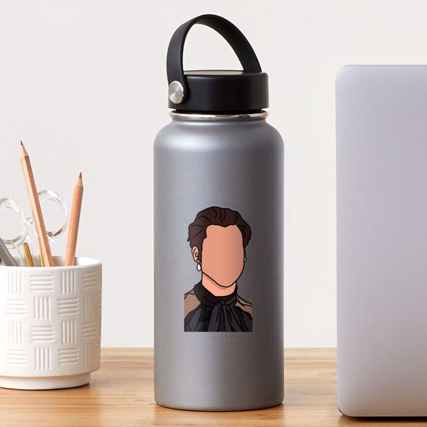 "Harry Styles Met Gala Outline Art" Sticker for Sale by chasecarolyne ...