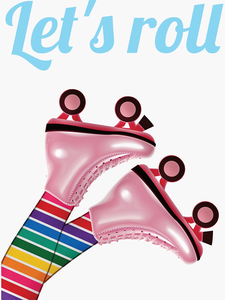 "Every day is Retro - Let's Roll" Sticker for Sale by RachyRach | Redbubble