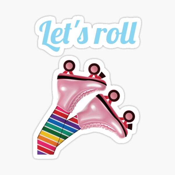 "Every day is Retro - Let's Roll" Sticker for Sale by RachyRach | Redbubble