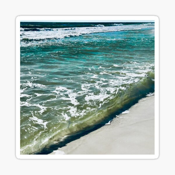 "Tides in the Gulf of Mexico" Sticker for Sale by Dapples | Redbubble