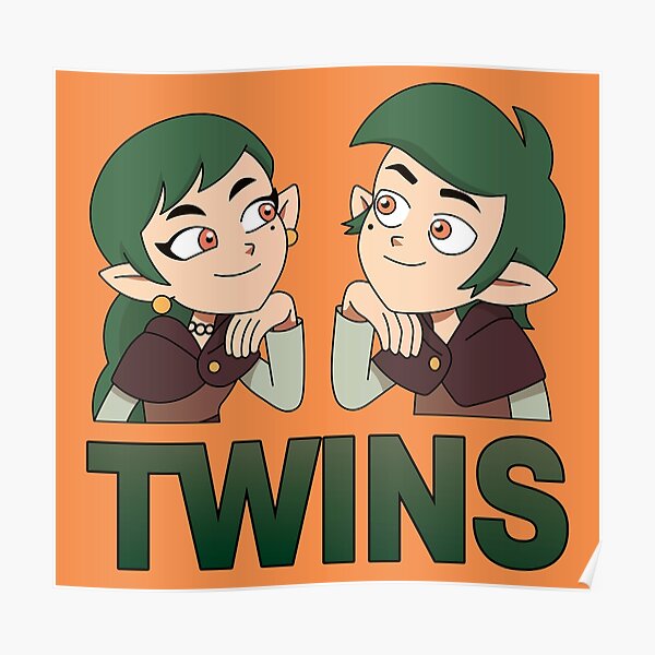 Twins Blight The Owl House Poster For Sale By Artnchfck Redbubble