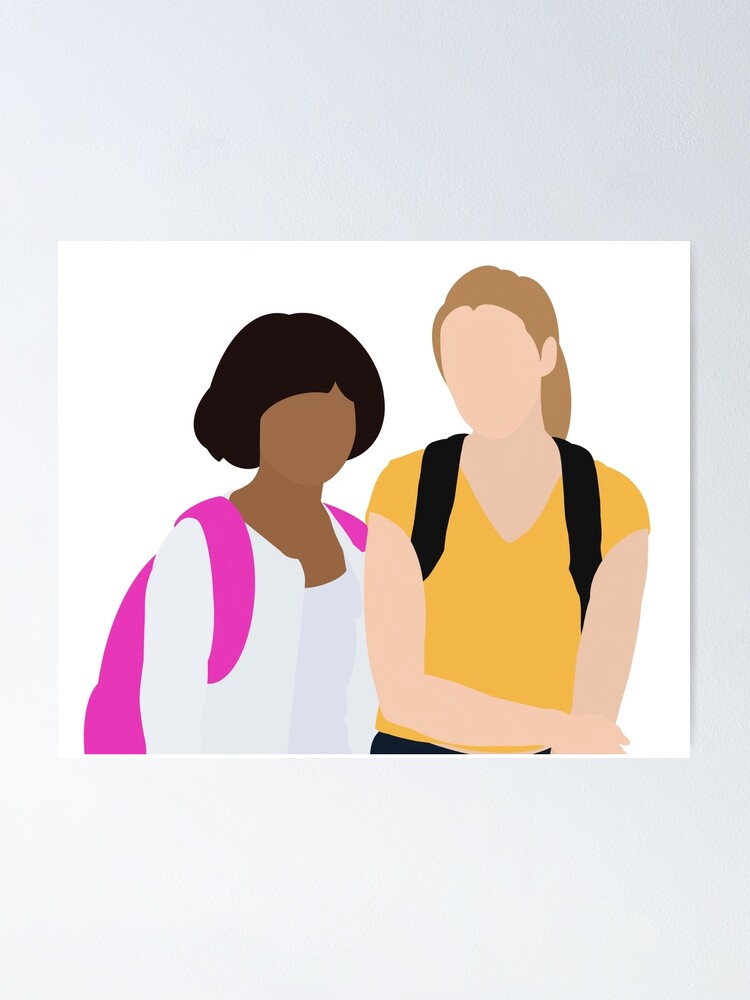 "Anna and Maya in PEN15" Poster by aliciaflorrick | Redbubble