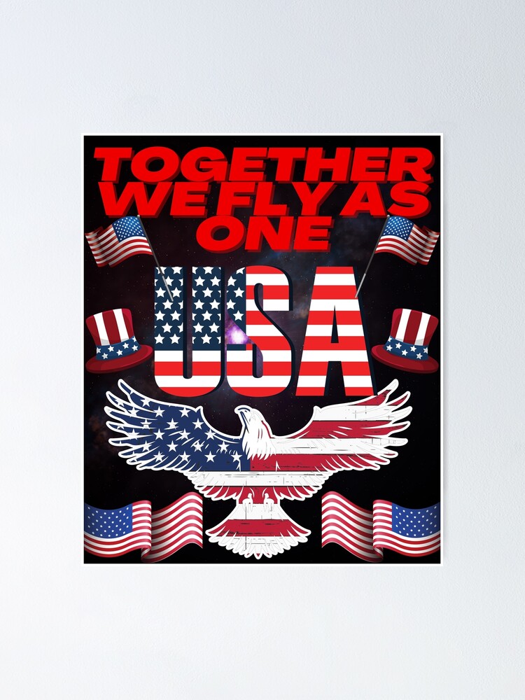 "TOGETHER WE FLY AS ONE." Poster by MLTS777 | Redbubble
