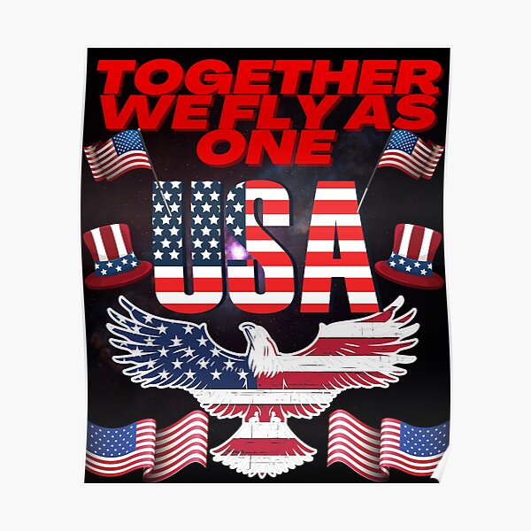 "TOGETHER WE FLY AS ONE." Poster by MLTS777 | Redbubble