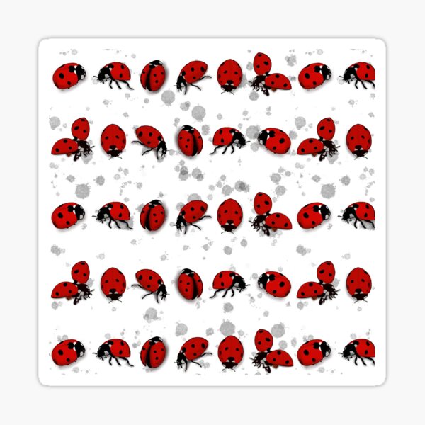 "LadyBug" Sticker for Sale by LisBlancPur | Redbubble