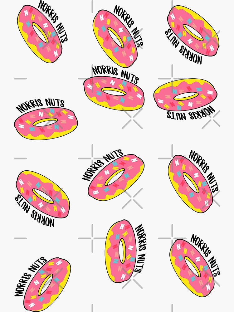 " Norris Nuts Legends - Catch Me Knuckles-Donuts" Sticker for Sale by ...