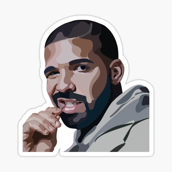 "Drake" Sticker by ericmurphy-ai | Redbubble