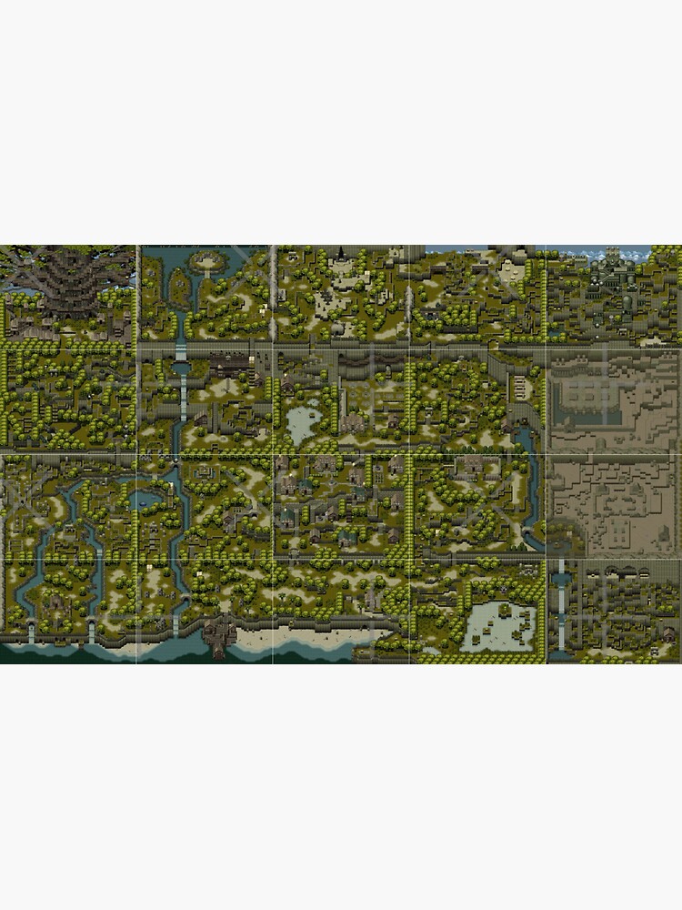 "Alundra Map" Sticker by Javisaur | Redbubble