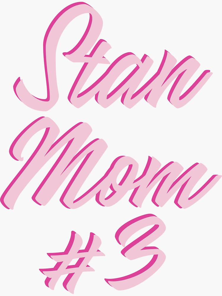 "TikTok Stan Mom #3" Sticker by miamlitchell | Redbubble