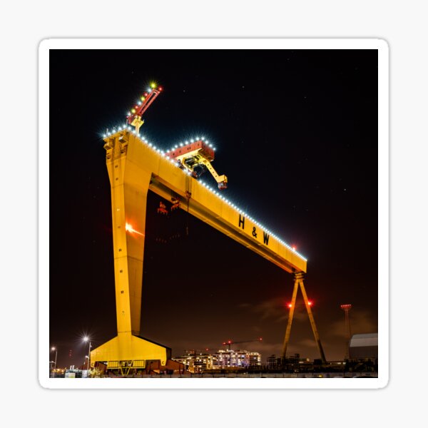"Belfast Shipyard 6" Sticker for Sale by nrbphotography | Redbubble