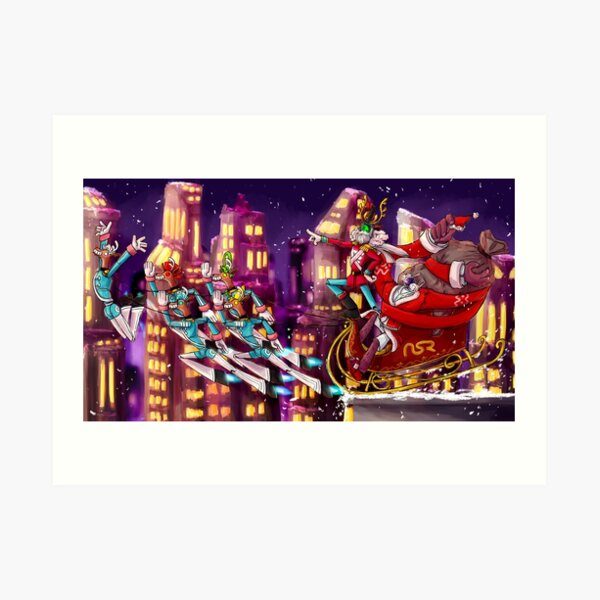 "NSR 1010 Reindeer Flight" Art Print for Sale by RobBoyBlunder | Redbubble