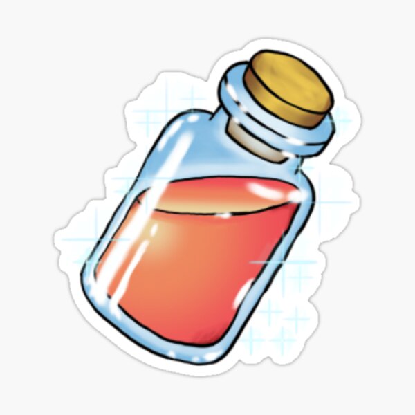 "Emote Series #4: The Potion" Sticker by RidleyPWizard | Redbubble