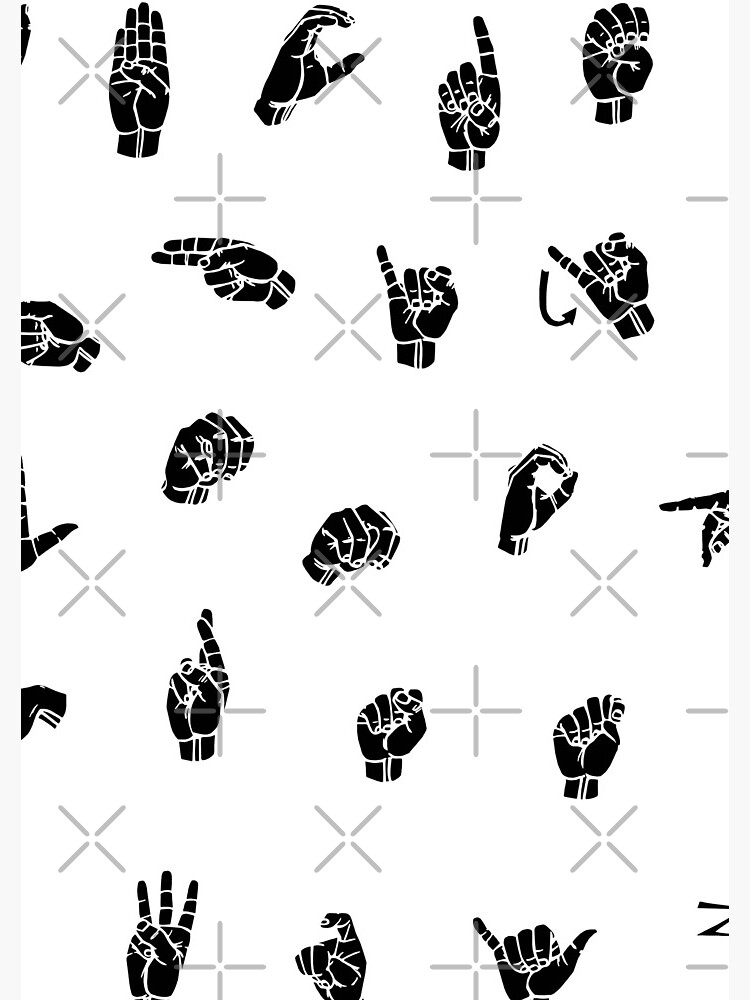 "ASL Stickers | ABCs Individual ASL Alphabet Letters Sign Language ...