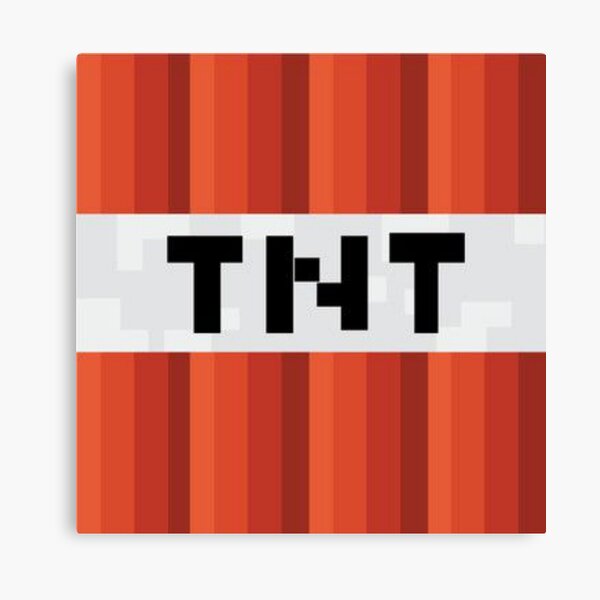 Tnt Minecraft Canvas Prints | Redbubble