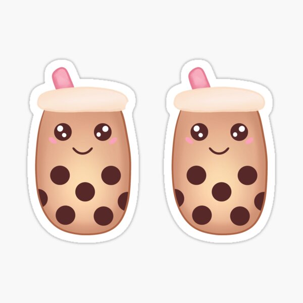 "Multiple Cute Boba Tea Stickers" Sticker for Sale by Jasart17 | Redbubble