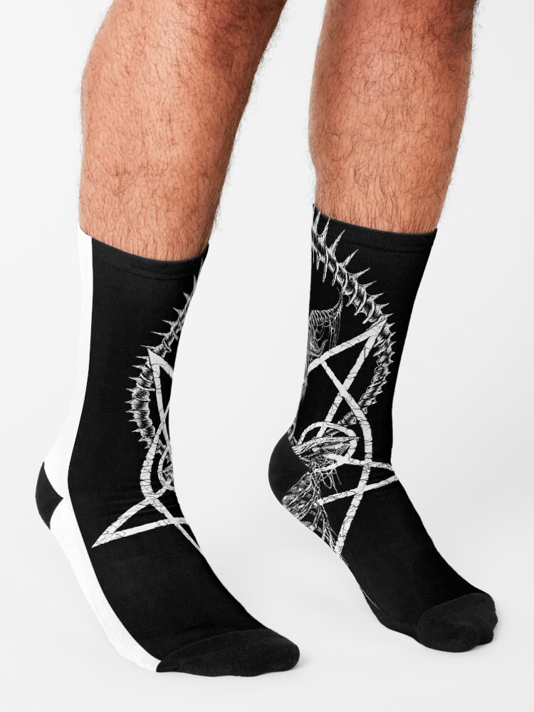 "Double Circle Death Metal" Socks for Sale by davidlange | Redbubble