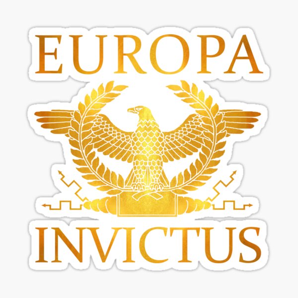 "Europa Invictus" Sticker for Sale by AtlanteanArts | Redbubble