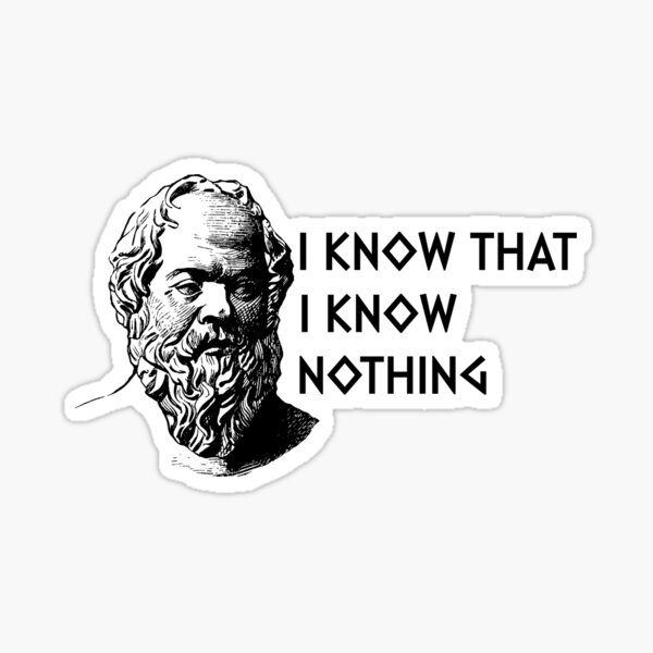 "Socrates" Sticker for Sale by TikaK | Redbubble