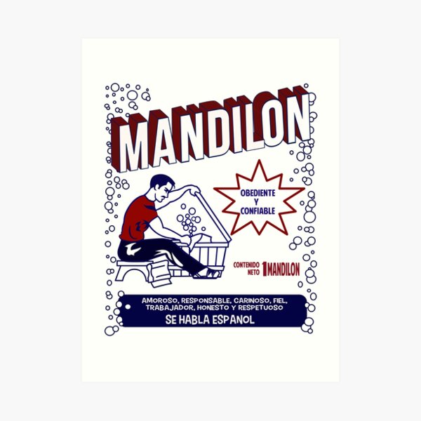 "El Mandilon Funny Mexican Dad Gift" Art Print for Sale by Socami ...