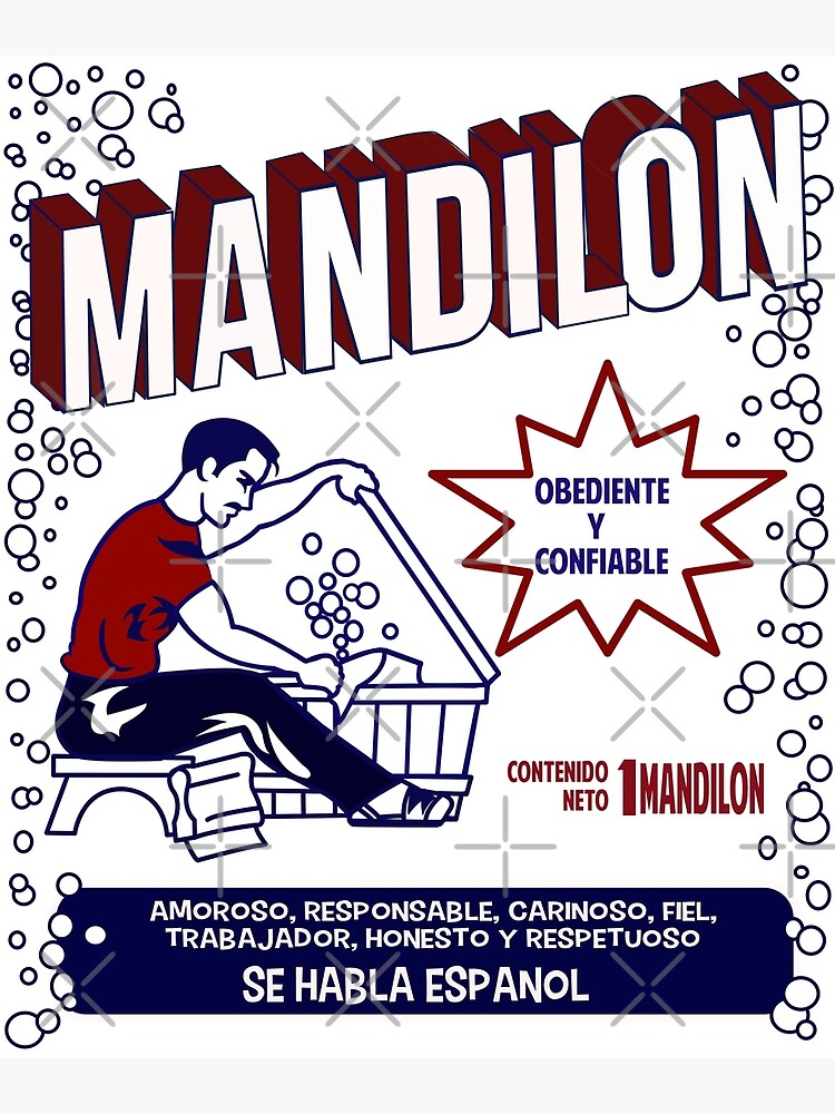 Póster «El Mandilon Funny Mexican Dad Gift» de Socami | Redbubble