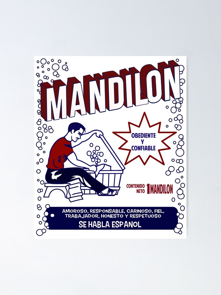 Póster «El Mandilon Funny Mexican Dad Gift» de Socami | Redbubble