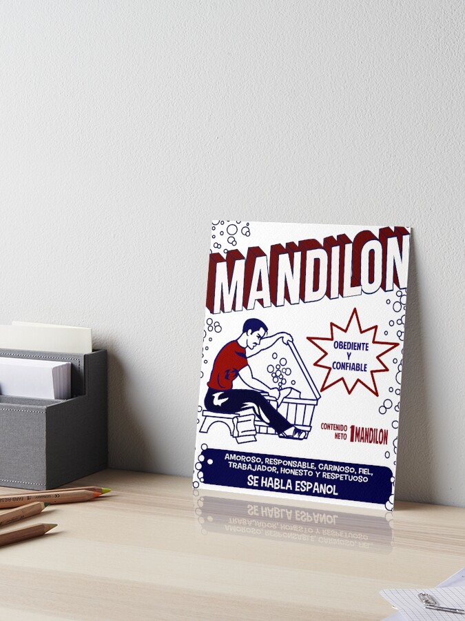 "El Mandilon Funny Mexican Dad Gift" Art Board Print for Sale by Socami ...