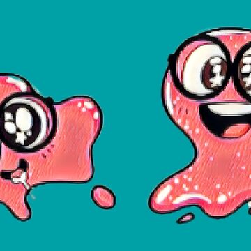 "Super Slick Slime Sam" Sticker for Sale by AnnaAndVibes | Redbubble