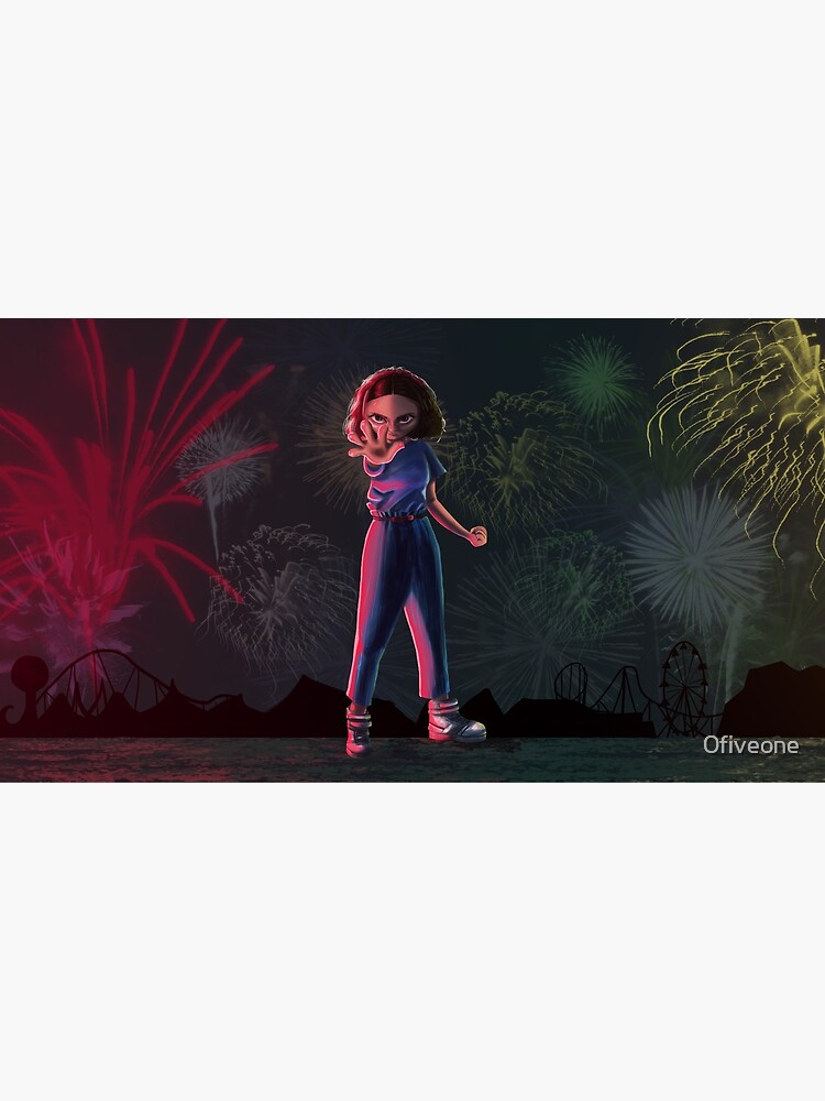 "Stranger Things Eleven - Fireworks" Poster by Spaizy | Redbubble