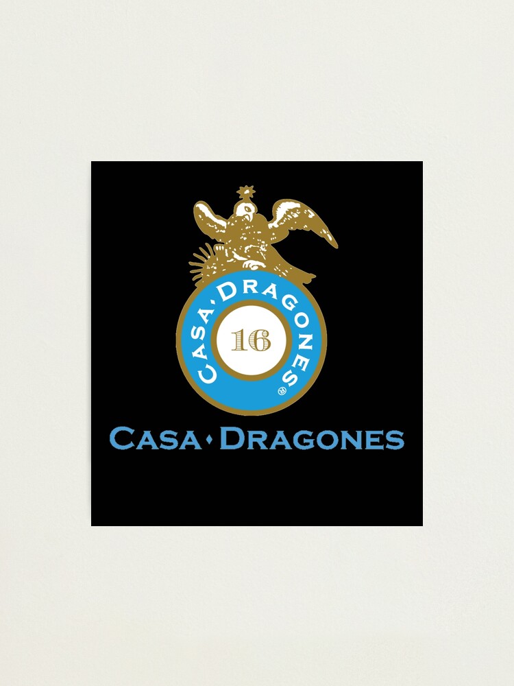 "Casa Dragones Logo" Photographic Print by anaghoni | Redbubble