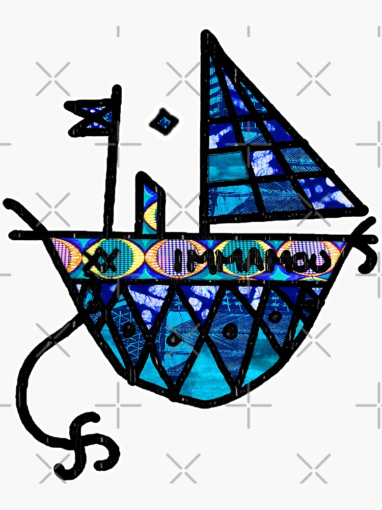 "Agwe Veve Sigil" Sticker for Sale by artbyomega | Redbubble