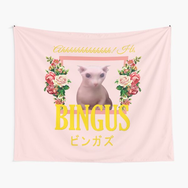 "Bingus Floral on Pink" Tapestry for Sale by Rzera- | Redbubble