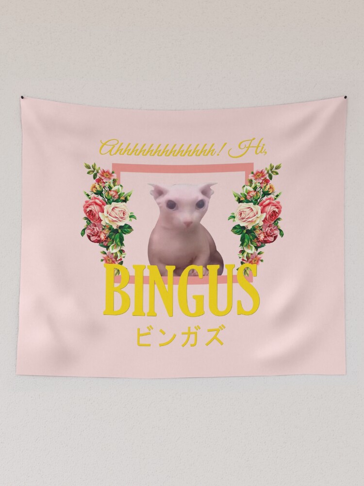 "Bingus Floral on Pink" Tapestry for Sale by Rzera- | Redbubble