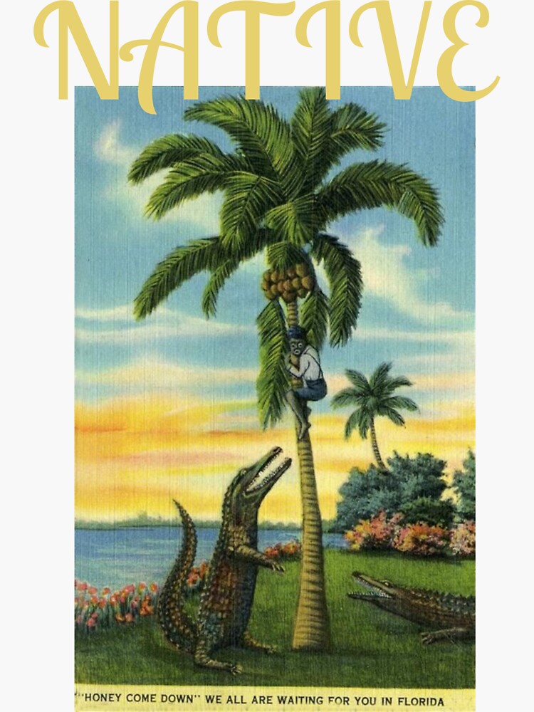 "Florida native alligator t shirt and swag " Sticker for Sale by ...